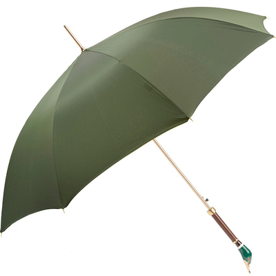 Pasotti珐琅彩绘黄铜手柄晴雨伞