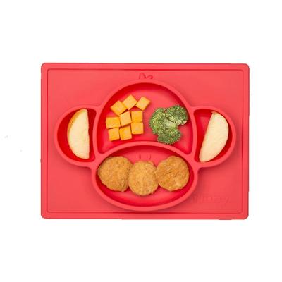 努比餐盘分格一体式辅食