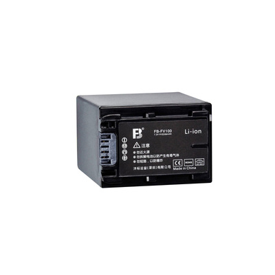 沣标NPFV100A FH60 FH100 FV70 50 90电池适用于索尼摄像机CX680 VG30 PJ610E CX610E PJ675 CX450 700E AX40