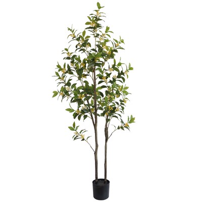 仿真绿植桂花树橱窗玄关造景假树