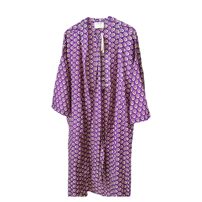 65Z Little现货 丹麦 Sissel Edelbo SS25成人妈妈真丝睡袍连衣裙