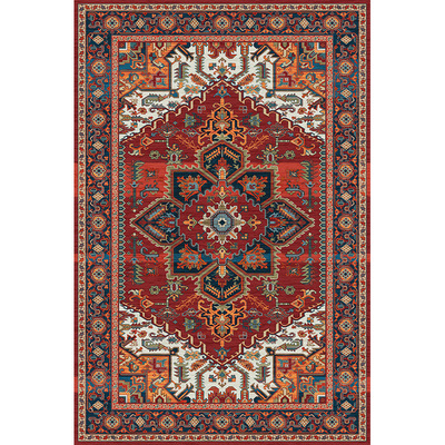 乡村田园风波斯沙发垫民宿地毯