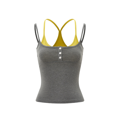 ReAimNess*假两件撞色背心