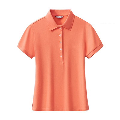 高品质刺绣POLO衫女士短袖t恤