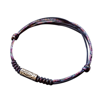 复古鱼纹图腾锦鲤鱼手绳