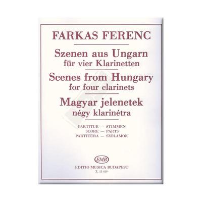 费伦茨匈牙利场景四支单簧管