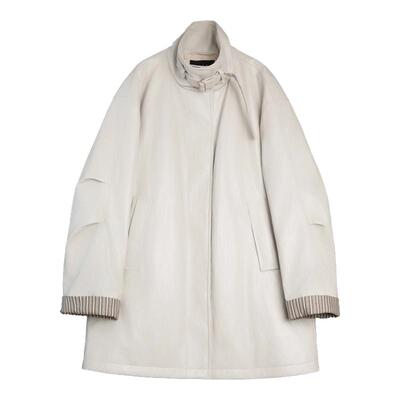 ELLE90白鸭绒立领工装风羽绒服