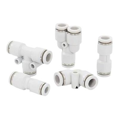 气动气管气缸直通三通PE快速快插