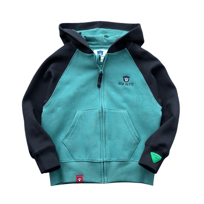 春秋连帽拉链开衫外套