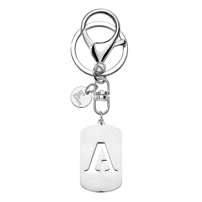 26个英文姓名首字母钛钢钥匙扣
