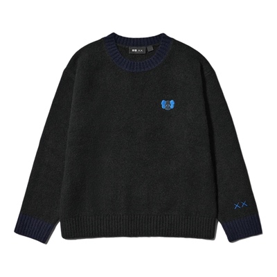 童装KAWS souffle yarn舒芙蕾圆领针织衫长袖毛衣478143