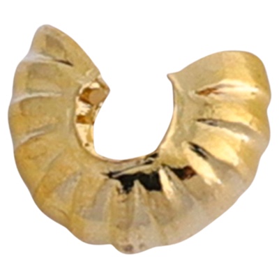 V.Feel铜镀18k金C扣月牙扣高保色