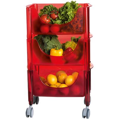 GUZZINI意大利置物架落地小推车