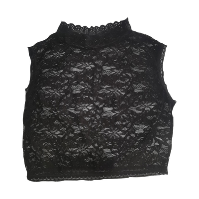 假领子秋冬漂亮款打底衫蕾丝镂空