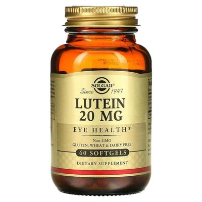 Solgar叶黄素抵御蓝光伤害滋养双眸明亮敏锐缓解眼酸涩视网膜健康