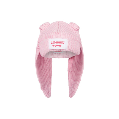 Charles Jeffrey Loverboy设计师品牌演唱会同款秋冬针织兔耳朵帽