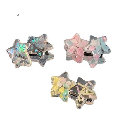 小众设计感彩色星星发夹