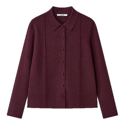 【超细支羊毛料】Laurel劳芮新款新款衬衣式外套LWL364M09400