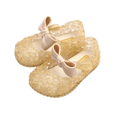 MINIDD儿童立体雕花公主鞋