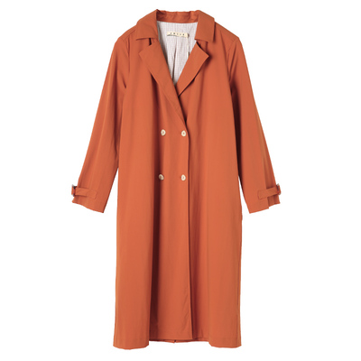 【ZOLLE因为】英伦风经典双排扣风衣大衣外套