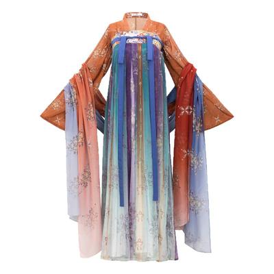 花朝记唐制汉服双色春夏日常通勤