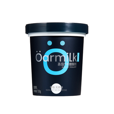 Oarmilk吾岛0脂无蔗糖希腊酸奶720g装风味希腊酸牛奶益生菌发酵乳