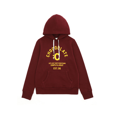港风CHOCOOLAT秋冬男女加绒卫衣