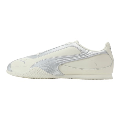 Puma/彪马正品BellaV2头层牛皮女银光白复古经典运动鞋404043-02
