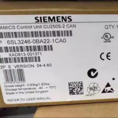 议价6SL3246-0BA22-1CA0西门子CU250S-2 CAN控制单元6SL32460BA22