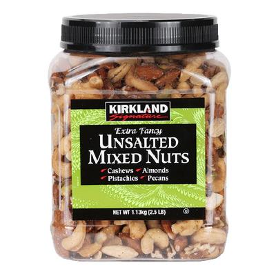 科克兰无盐混合坚果罐装零食原味