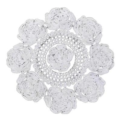 刺绣布艺餐垫吸水隔热高级感