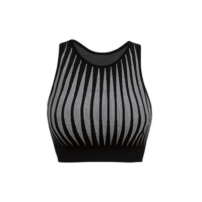 她是火花x周六野无缝织条纹背心