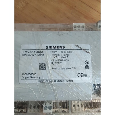议价西门子LMV27.100A2燃烧器控制器维修