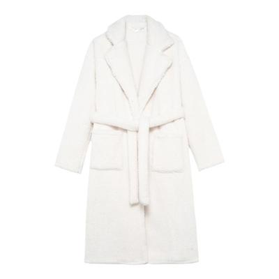 roomance特厚珊瑚绒情侣长款睡袍