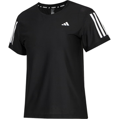 Adidas/阿迪达斯正品2025春新款女士圆领经典透气运动T恤JY8581