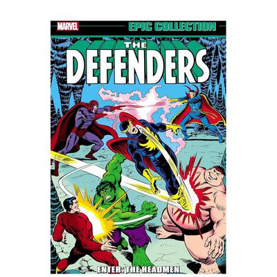 【预售】【Marvel】捍卫者史诗合集进入-领头人英文漫画平装进口原版书Defenders Epic Collection: Enter - The Headmen WEIN