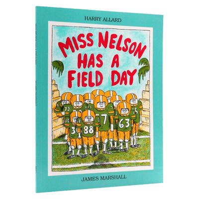 英文原版绘本 美国进口 Miss Nelson Has a Field Day 尼尔森老师球赛的一天 廖彩杏汪培珽书单 儿童趣味幽默英语启蒙读物