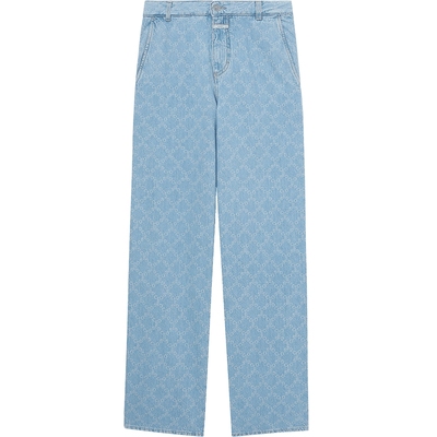 ITCLOSED宽松牛仔长裤