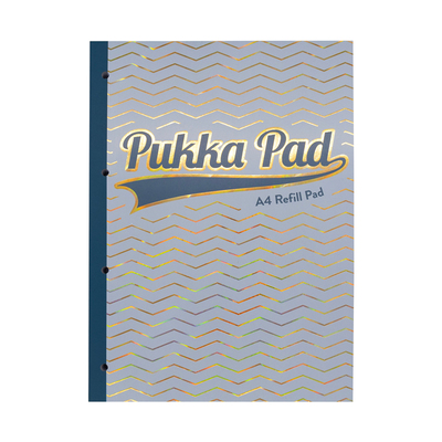 Pukka Pad 侧翻烫金创意可撕A4 横线加厚笔记本大学生考研美式拍纸本记事本带孔易撕