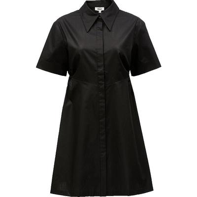 ONLY短款短袖收腰衬衫连衣裙