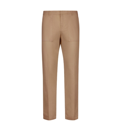 FALCONERI男士经典长裤时尚简约亚麻混纺通勤休闲裤UPL0015