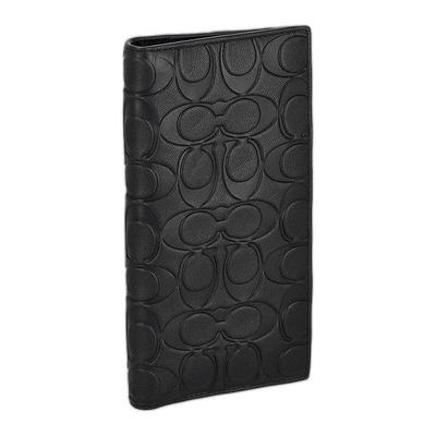 日本直邮 COACH蔻驰时尚潮流男士长款钱包CW356新款现金零钱折叠