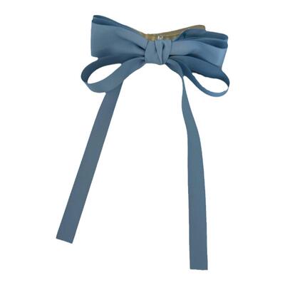 飘带蝴蝶结后脑勺盘发懒人发夹