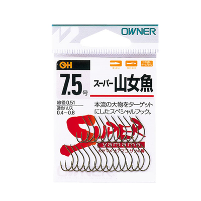 owner日本进口溪流泥鳅筏钓钩