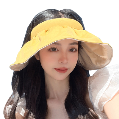 夏季防晒空顶帽女贝壳帽逛街休闲