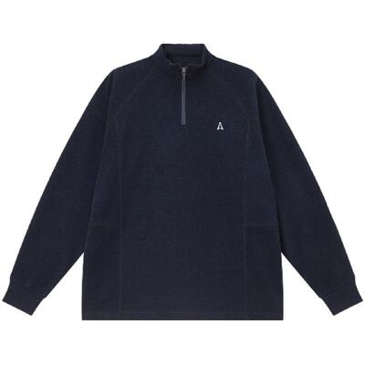 吕小虎春秋潮牌立领长袖T恤卫衣