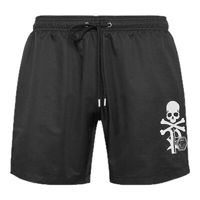 PHILIPP PLEIN 男士Skull&Bones休闲短裤