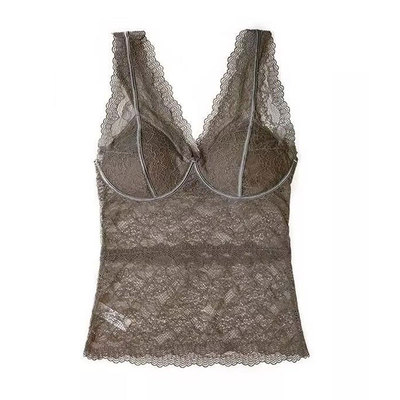 收腹性感蕾丝背心无钢圈内衣原厂