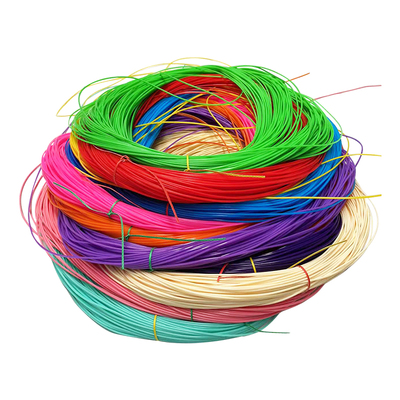 2.4mmPE实心仿藤条塑料编织材料彩色手工编制编织塑料条编篮21色