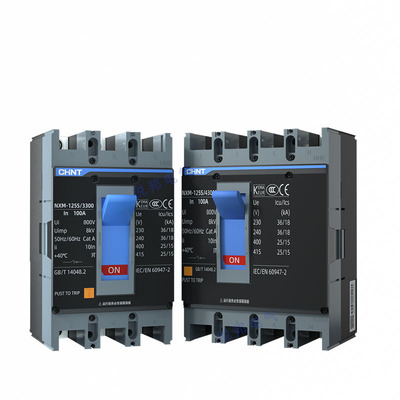 正泰空气开关100a塑壳断路器